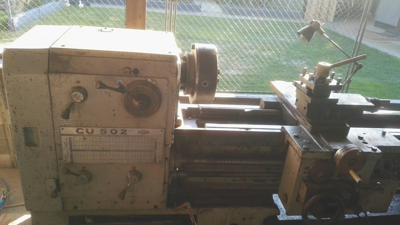 Lathe ZMM CU 502 - Strung metal - YouTube