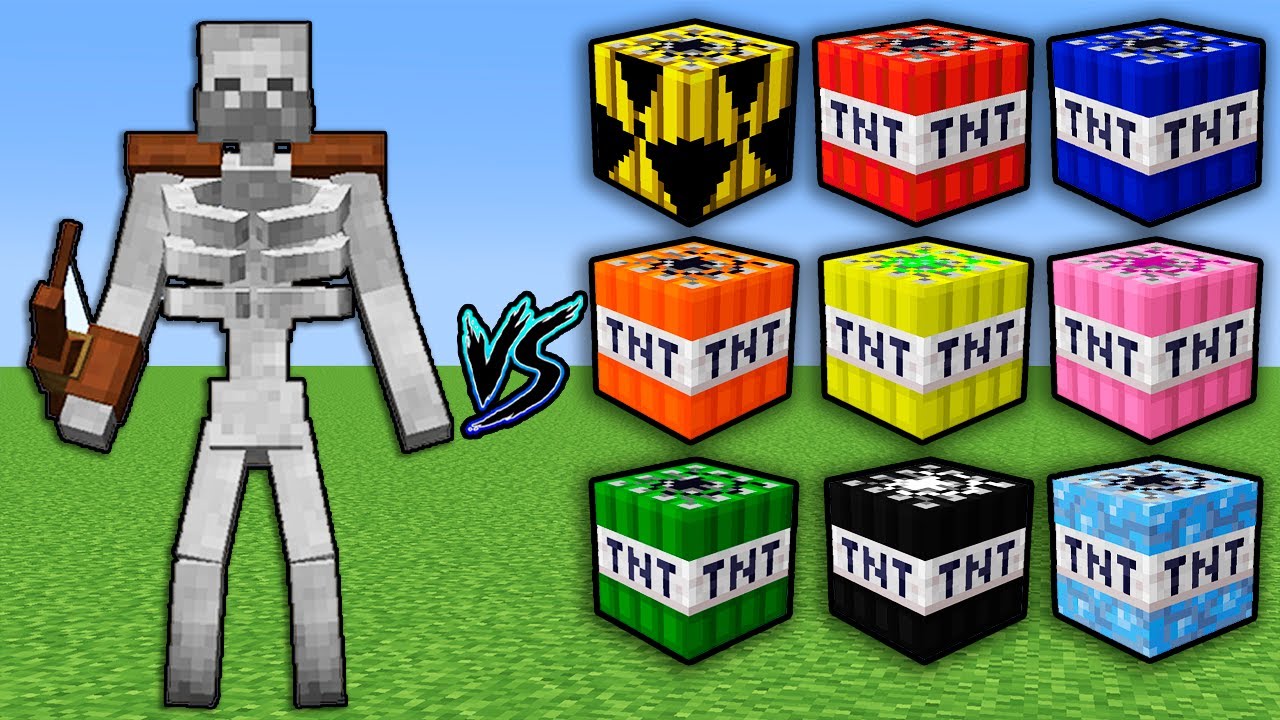 mutant skeleton vs tnt - YouTube