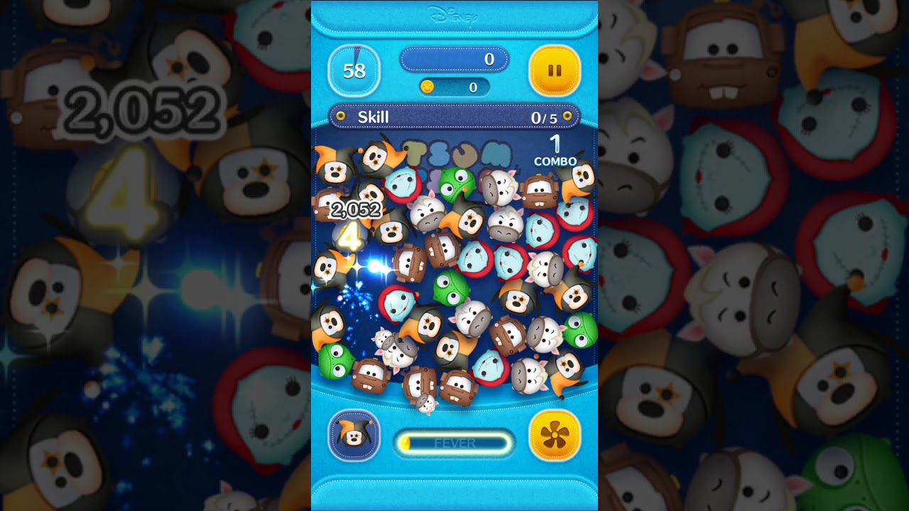 Disney Tsum Tsum : Use 5 Skills in 1 play - YouTube