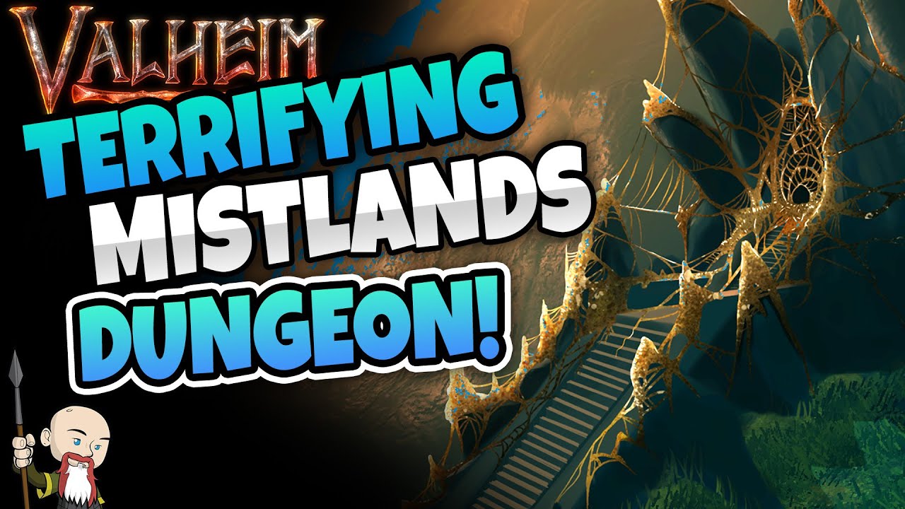 Valheim: NEW Mistlands Dungeon SNEAK PEEK! Terrifying Sticky Web ...