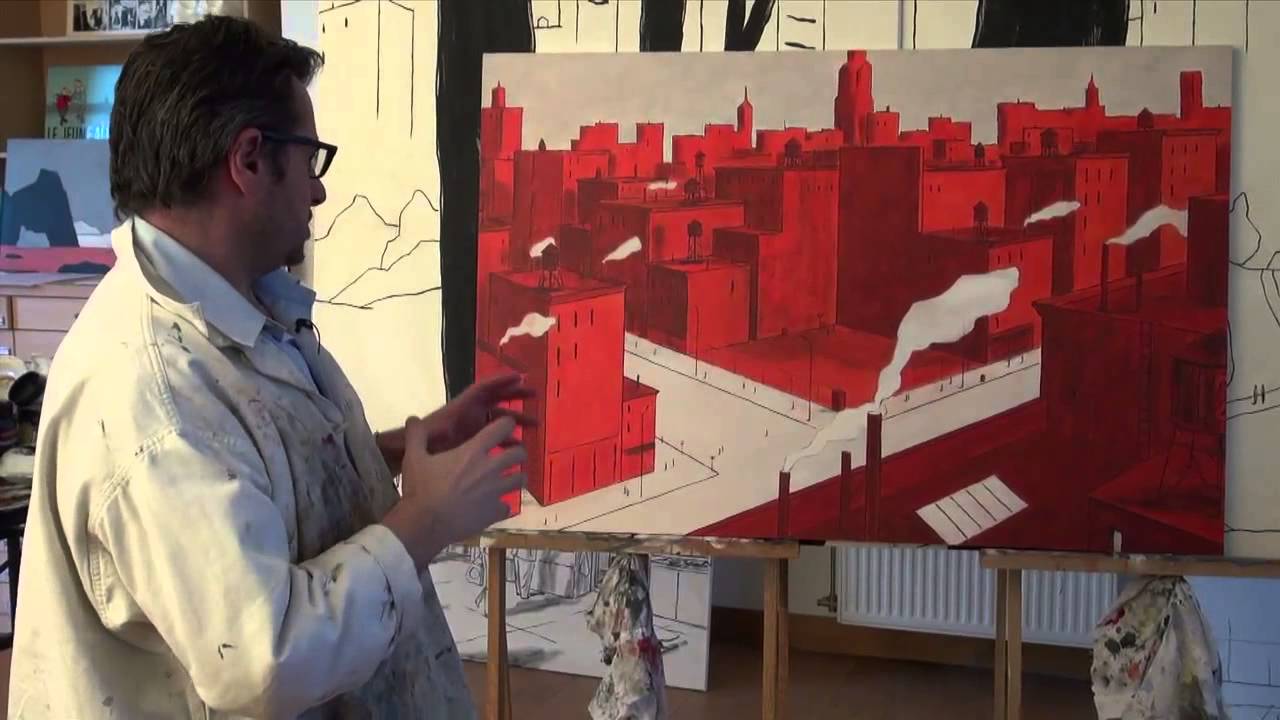 François Avril dans son atelier, janvier 2013 - YouTube