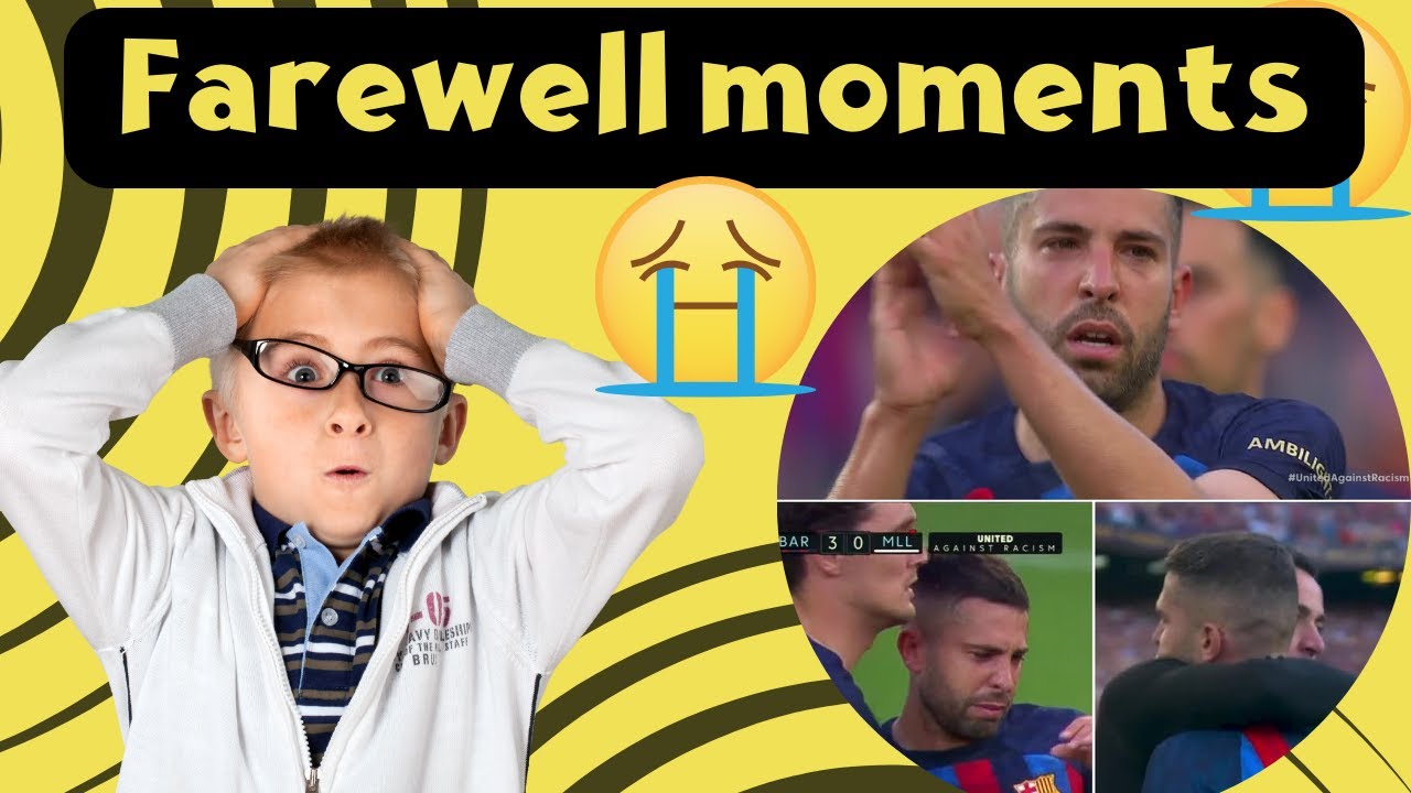 Farewell moments Barcelona cry for the departure of the Legends is a ...