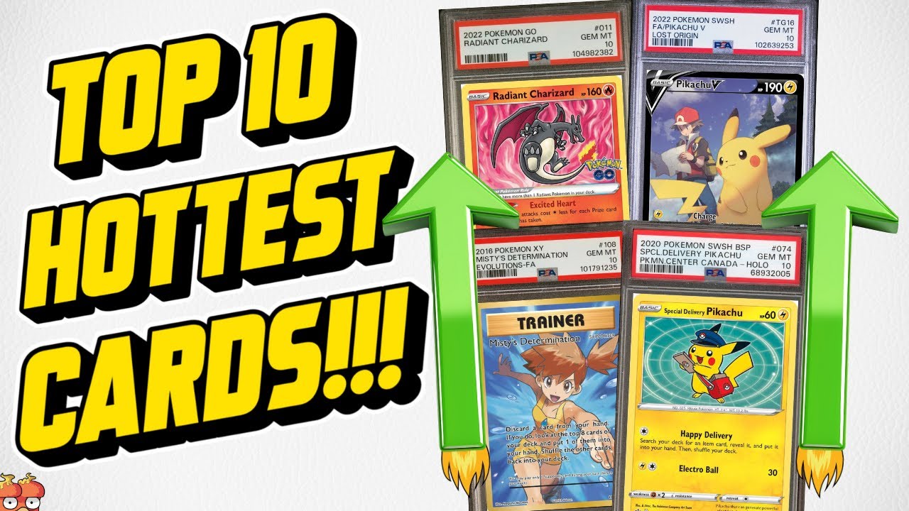 Top 10 Hottest Pokemon Cards Of The Week! More Than 500% Gains AGAIN ...