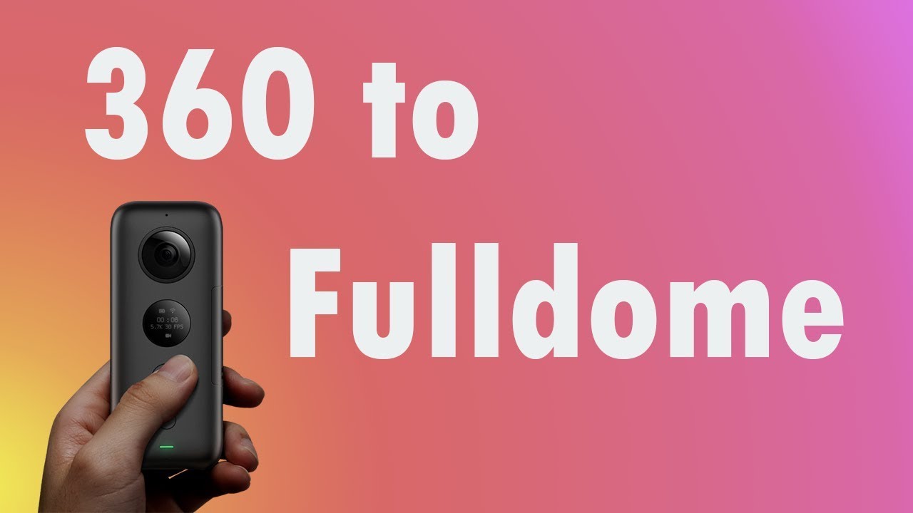 Convert 360 Video/Photo to Fulldome Using Adobe After Effects - YouTube