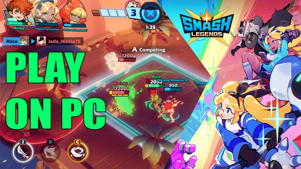 Como Jogar Smash Legends No PC: Game De Luta Online Delicinha - YouTube