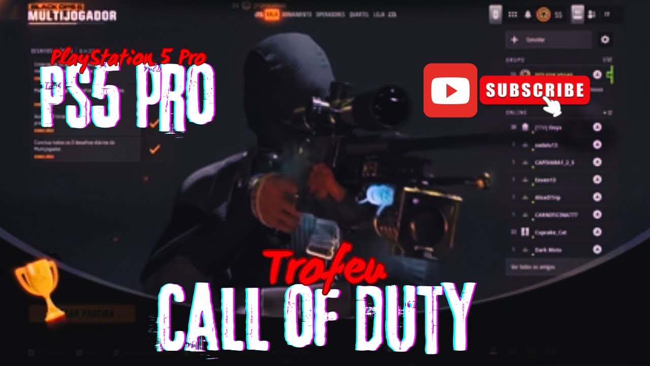 🚨PS5 PRO 4K🚨 CALL OF DUTY BLACK OPS 6 🏆 TROFÉU - O RETORNO DO REI ...