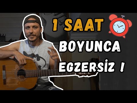 Gitar Dersi #19 ► 1 Saate Yakın Egzersiz Yapıyoruz! (Kromatik Gam Egzersizi) #BizimleÇalış
