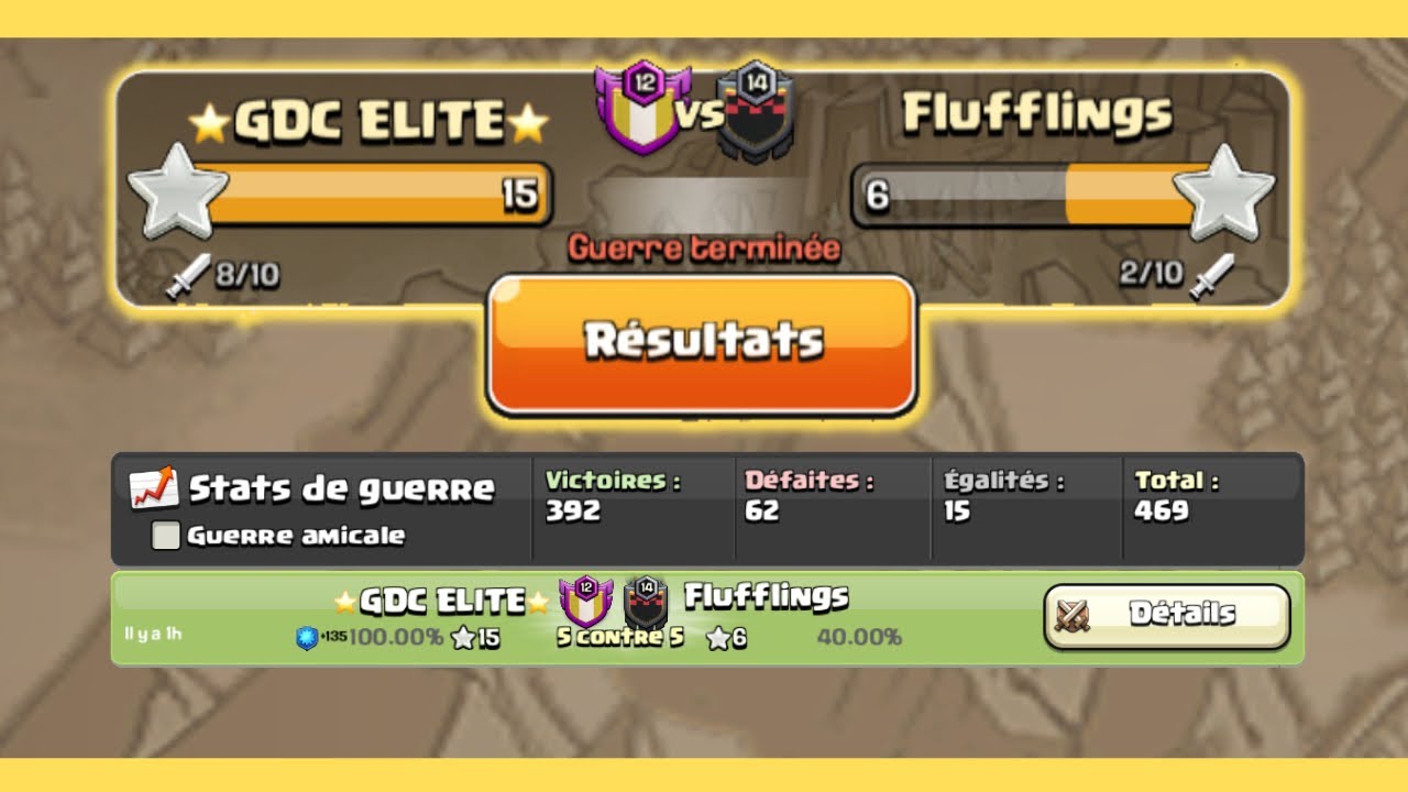 PERF MAP en GUERRE DE CLAN chez GDC ELITE ! SEUL EN GUERRE sur CLASH OF ...