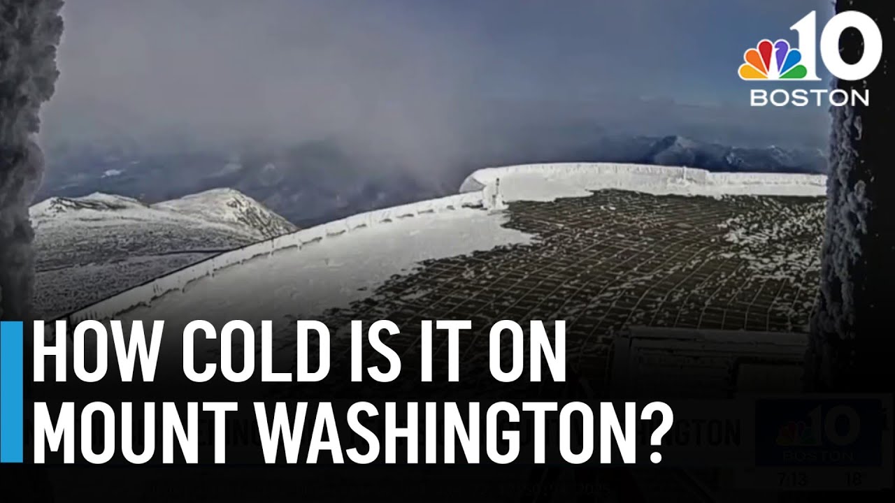 Tracking blistering cold temperatures on Mount Washington - YouTube