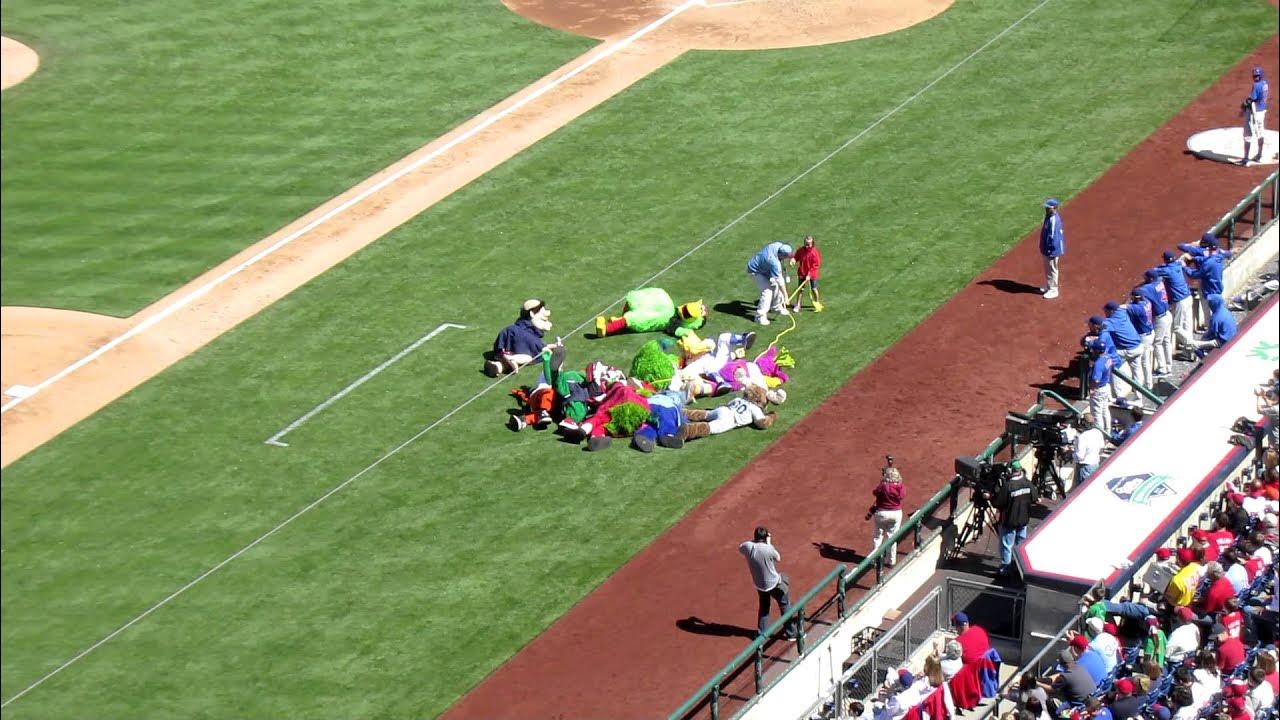 Mascot Tug-of-War, Citizens Bank Park, Philadelphia, April 29, 2012 ...