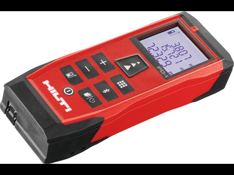 INTERIOR APPLICATIONS: Hilti PD-I indoor Laser Range Meter - YouTube
