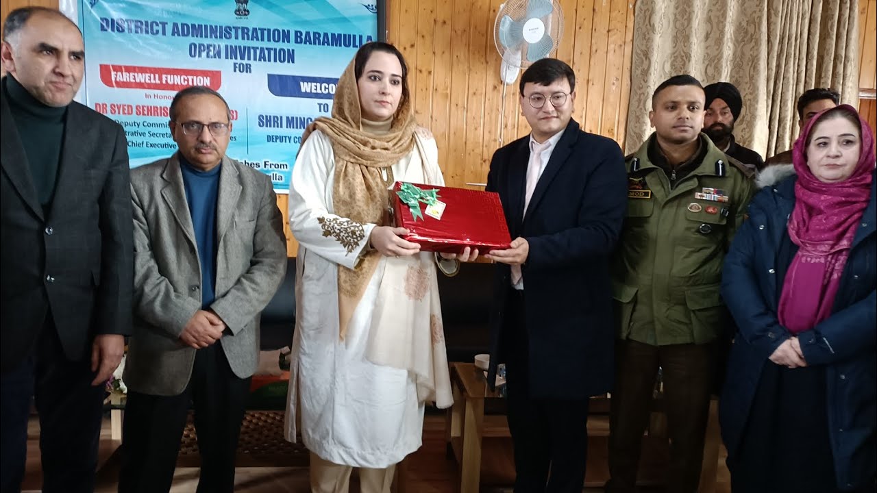 Farewell function in honour of Dr Syed Sehrish Asgar IAS at Dakbanglow ...