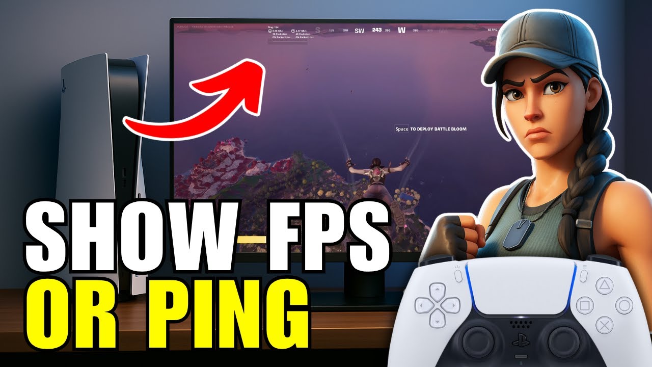 How To Show FPS And Ping On Fortnite (PS4, PS5, Xbox, & PC) - YouTube