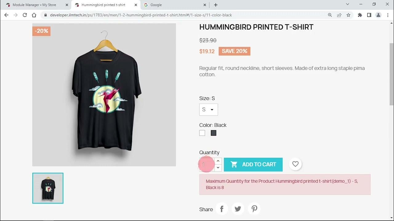Prestashop ILM Minimum, Maximum and Multiple Order Quantities - YouTube