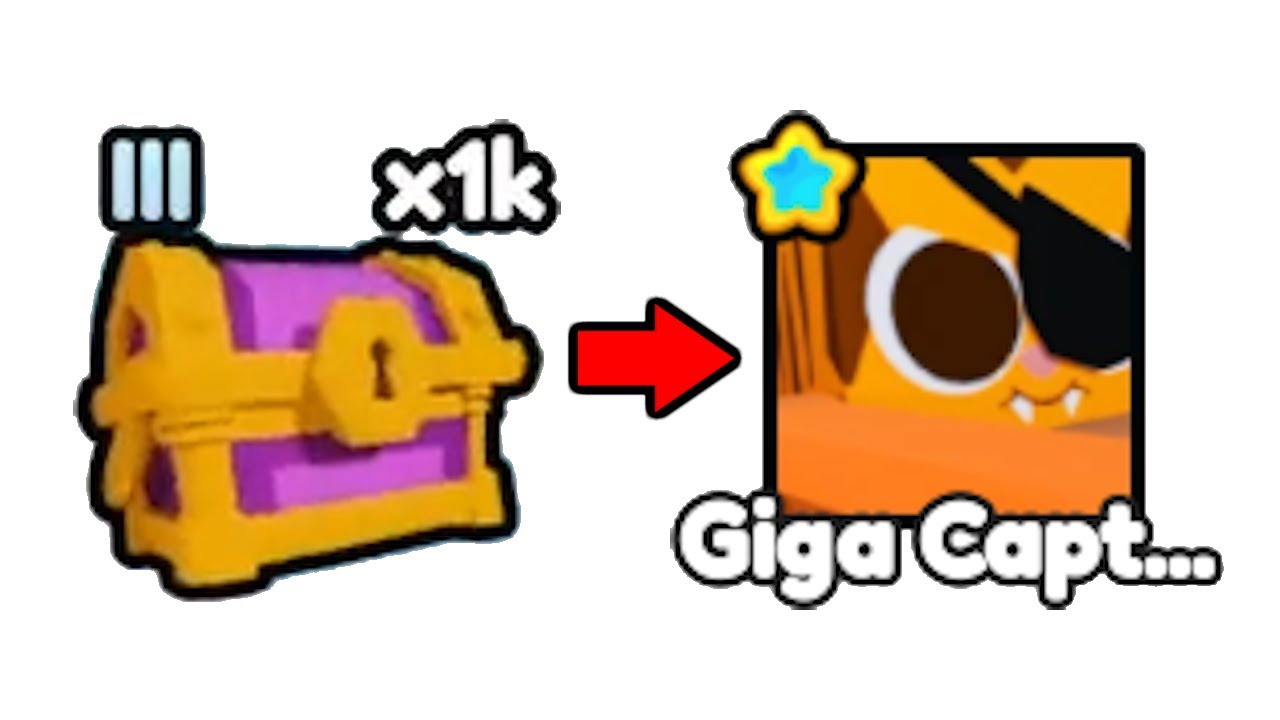 I Opened 1000 Captain Chests and Got the Giga Captain Tiger Pet! Roblox ...