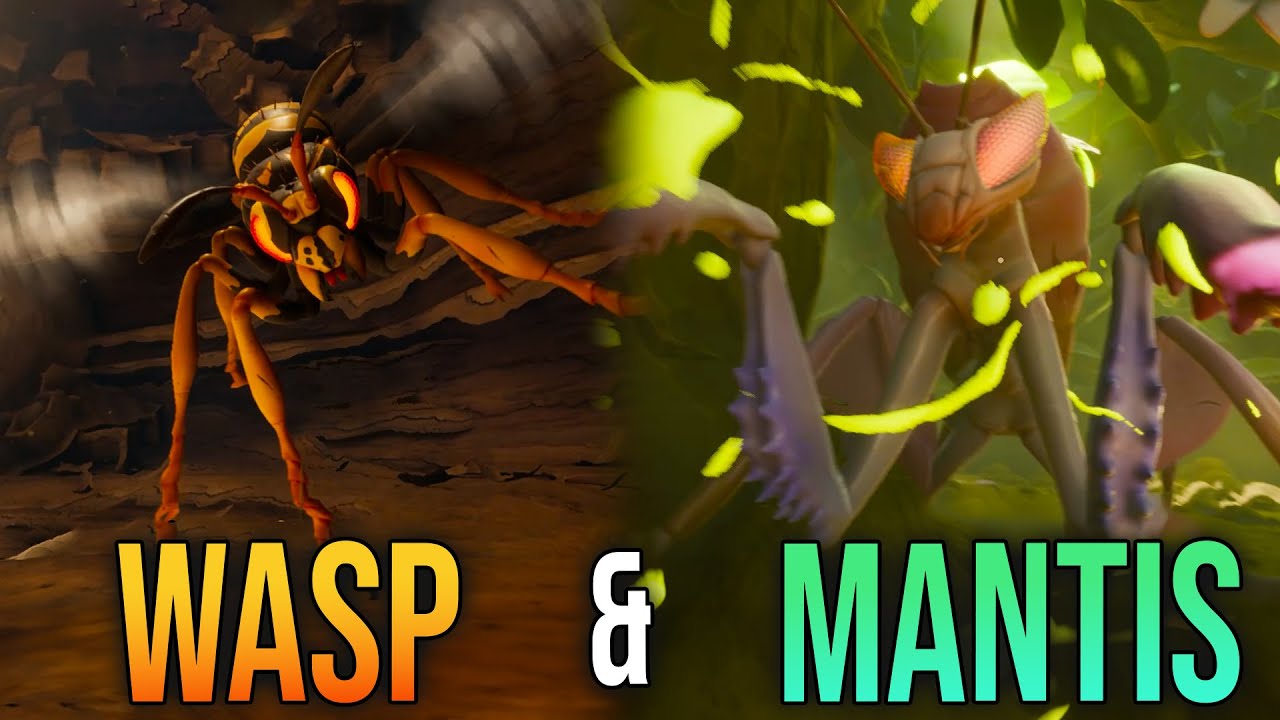 WASP QUEEN & MANTIS BOSS FIGHTS!!! - Grounded Coop - E36 - YouTube