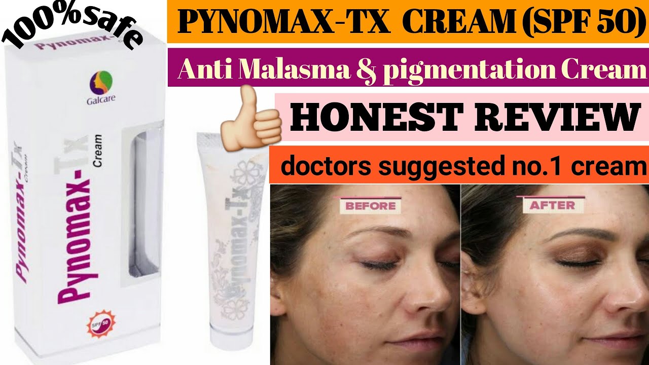 PYNOMAX-TX cream with SPF 50 || anti Malasma /anti aging / anti ...