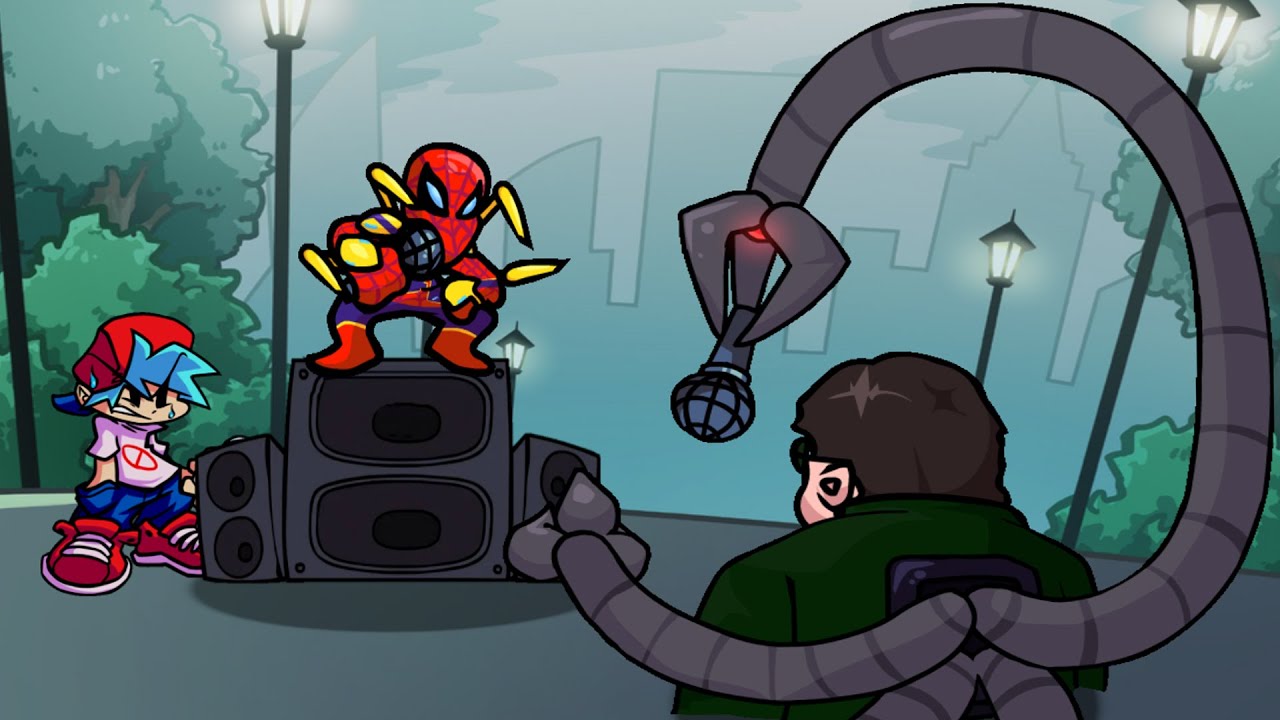 Friday Night Funkin' - Spider Man VS Doctor Octopus - Hello Peter (FNF ...