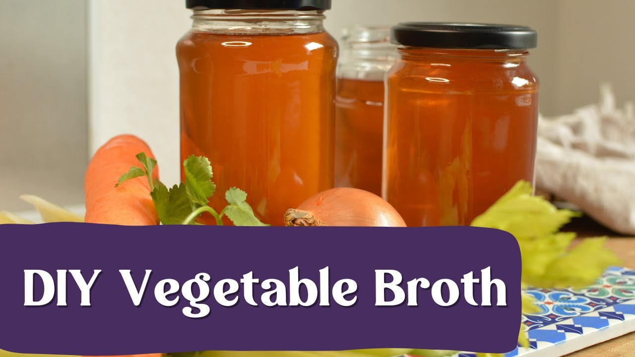 Learn How To Reduce Your Food Waste With A DIY Vegetable Broth - YouTube