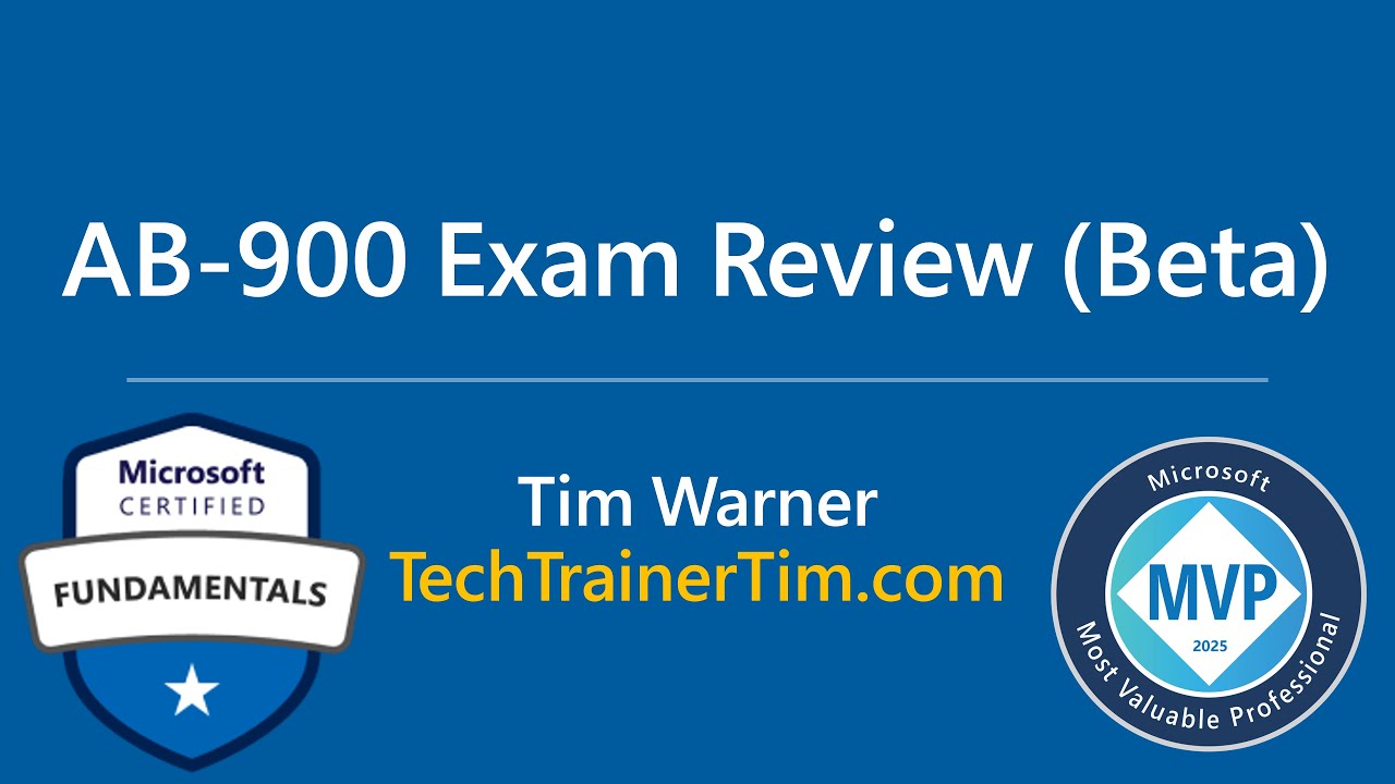 Microsoft Cert Exam Review: AB-900, Copilot and Agent Administration ...