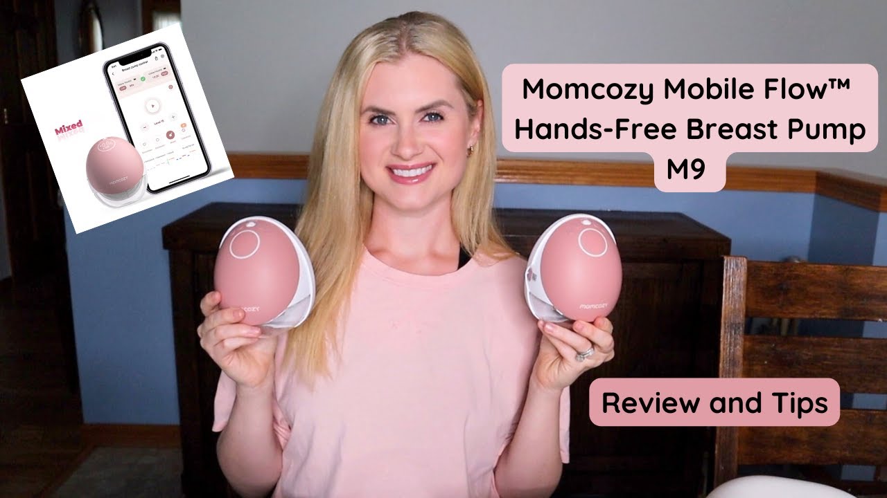 Momcozy Mobile Flow™ Hands-Free Breast Pump | M9 Review and Tips - YouTube