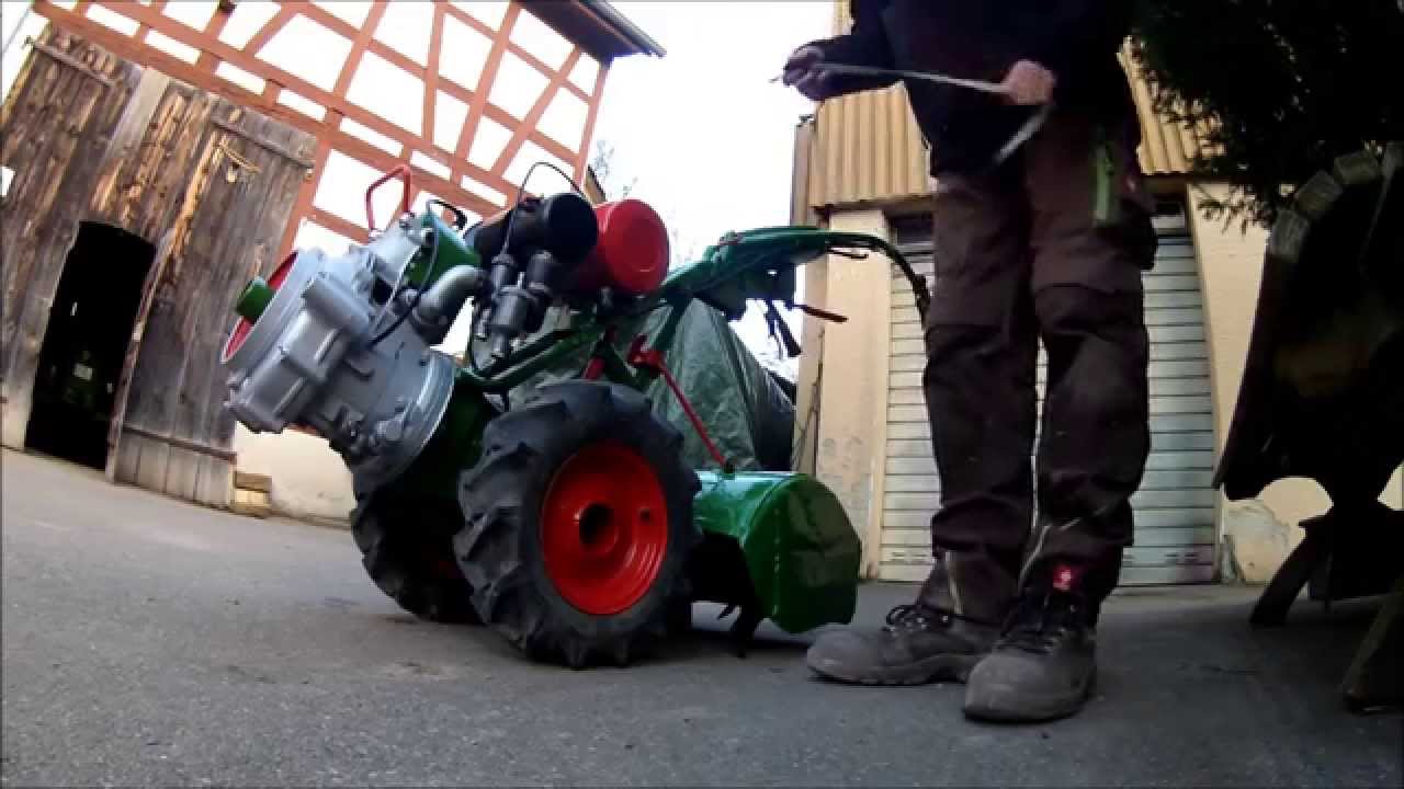 Agria 1600 nach der Restaurierung - YouTube