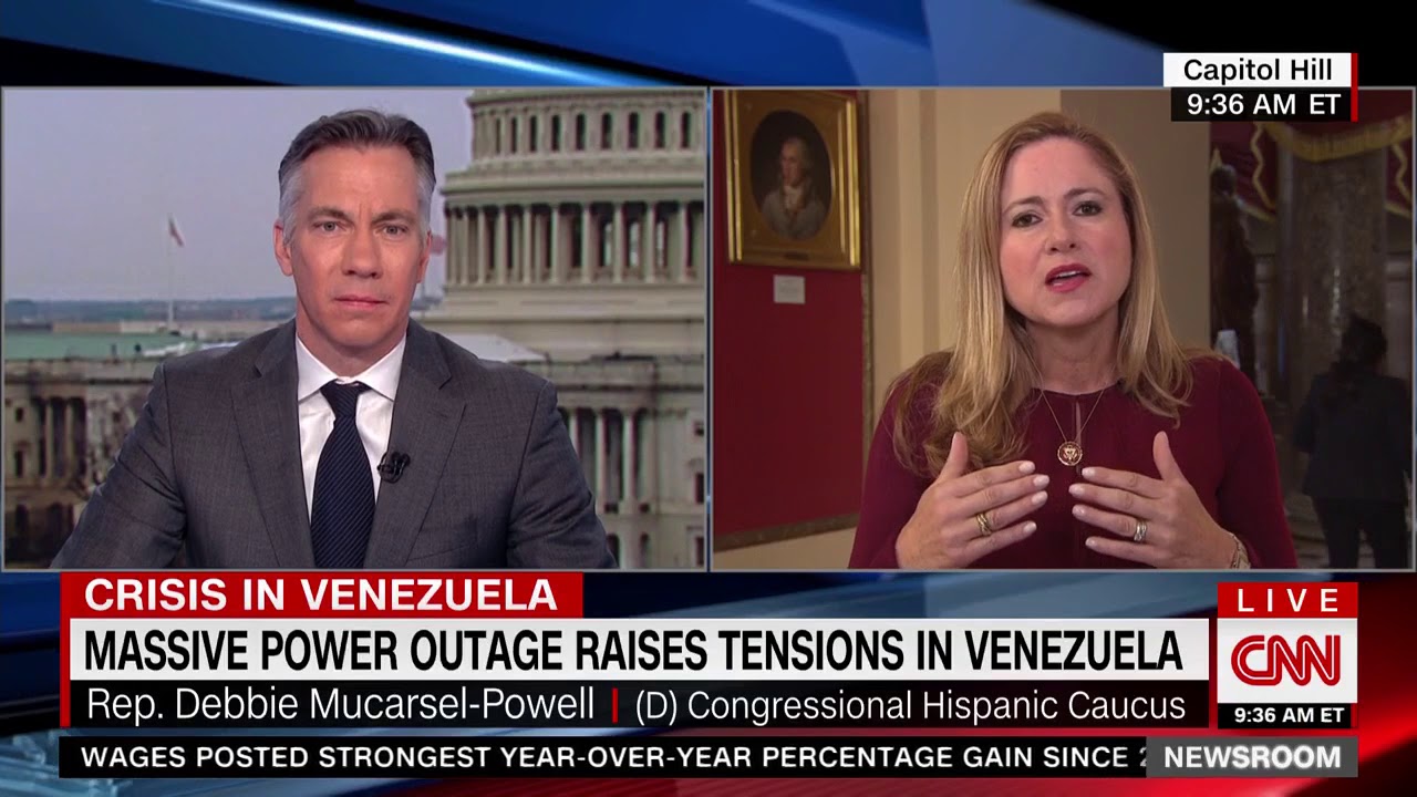 Debbie Mucarsel-Powell: CNN Newsroom Discussing Crisis in Venezuela ...