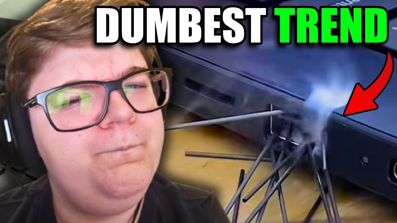 The Problem With Stupid Internet Trends... - YouTube