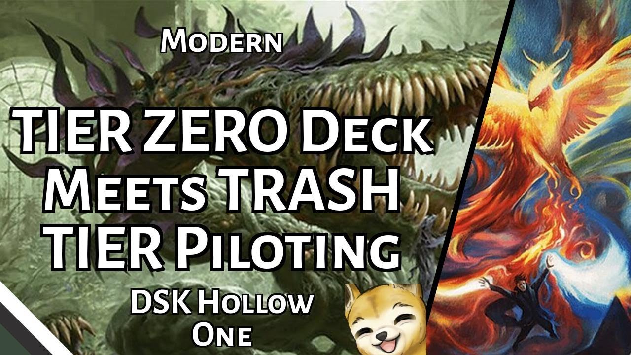TIER ZERO Deck Meets TRASH TIER Piloting | DSK Hollow One | Modern | MTGO - YouTube