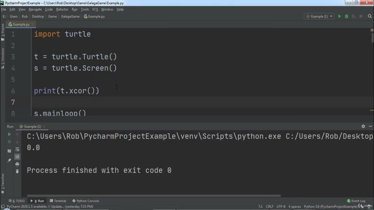 11. xcor() and ycor() - YouTube