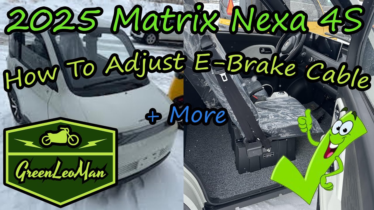 2025 Matrix Nexa 4S Adjusting The E-Brake + More - YouTube