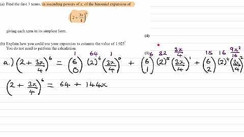 Binomial Expansion Exam Questions - A Level Maths - Edexcel Pure Year 1 ...