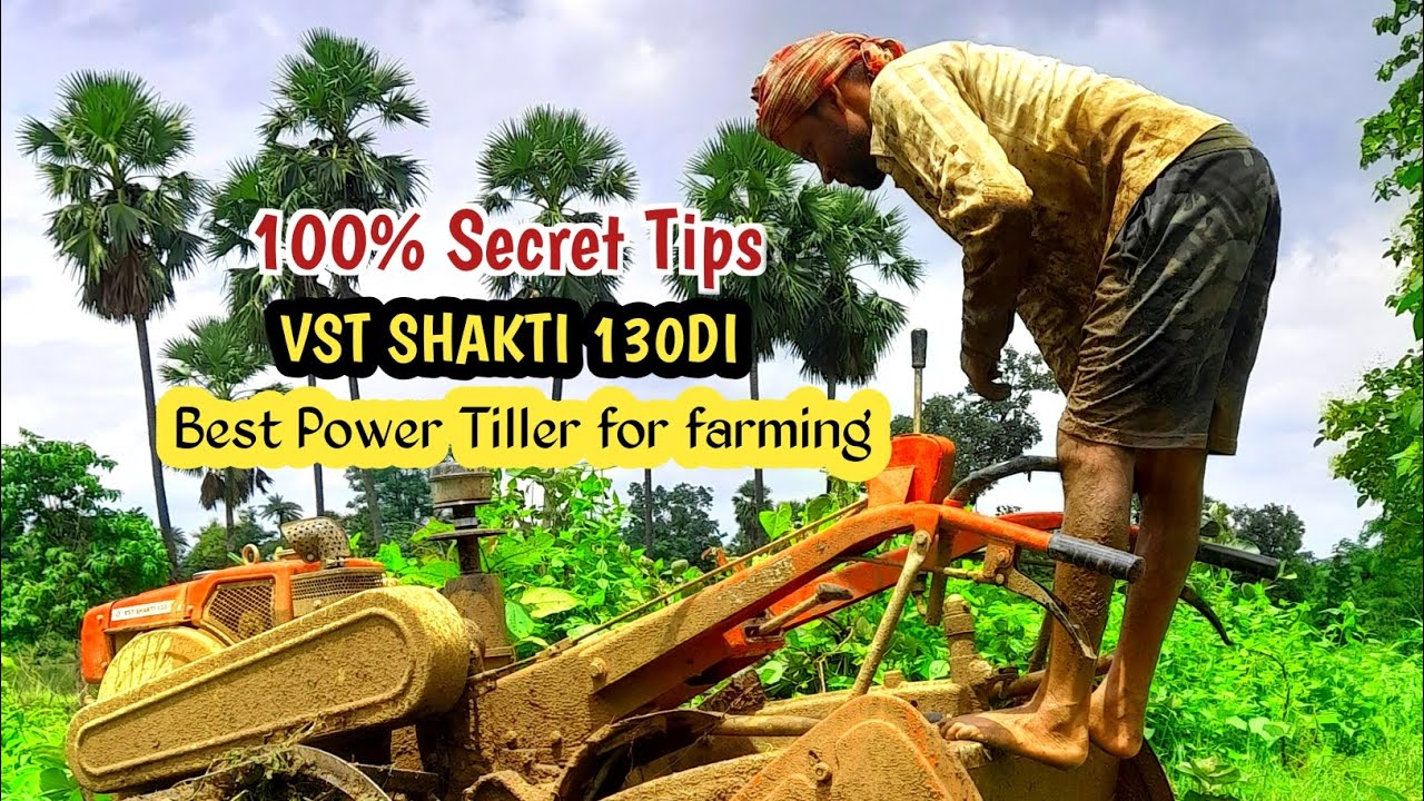 VST Shakti 130DI New Model// vst power tiller 130di in field demo # ...