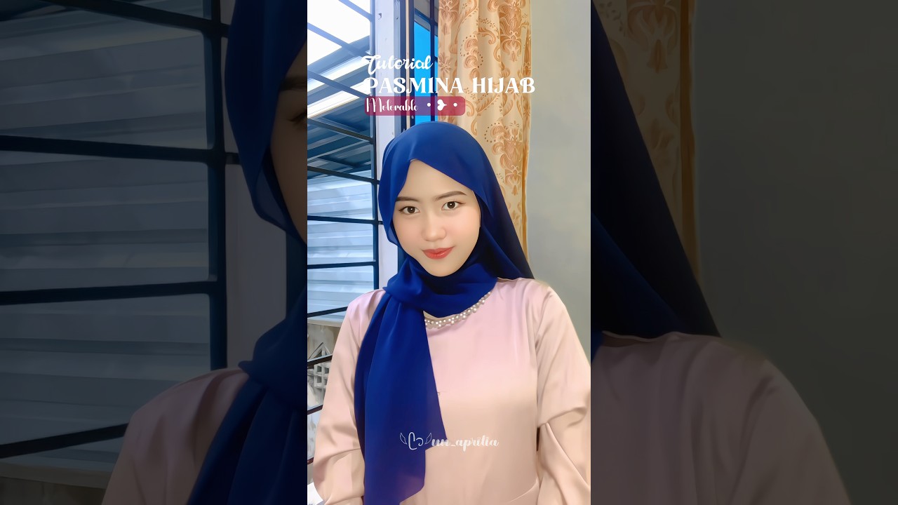 Tutorial pashmina hijab anti badai ⛈️ #tutorialhijab # ...