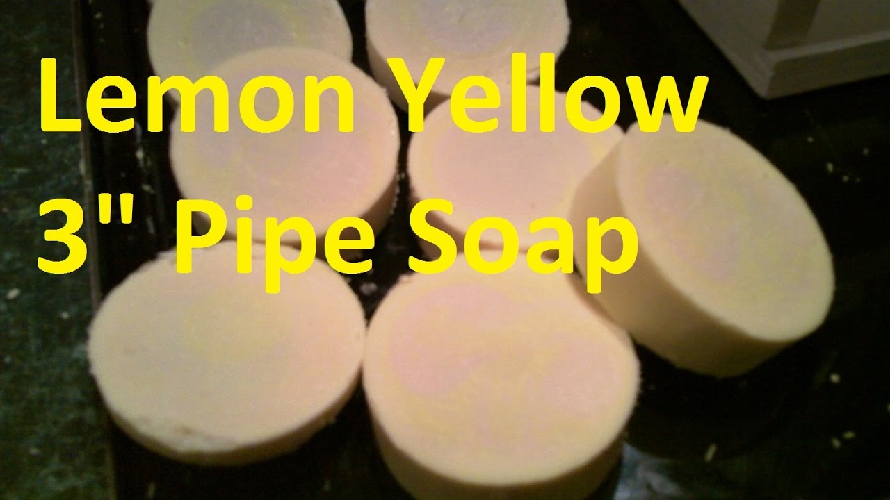 Making 100% Tallow Cold Process Soap in a 3" PVC Pipe Mold with honey ...