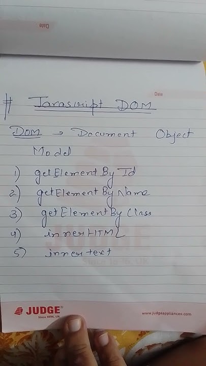 Javascript Dom Javascript Tutorial Javascript Shorts Shortsfeed Coding Tutorial Beginner