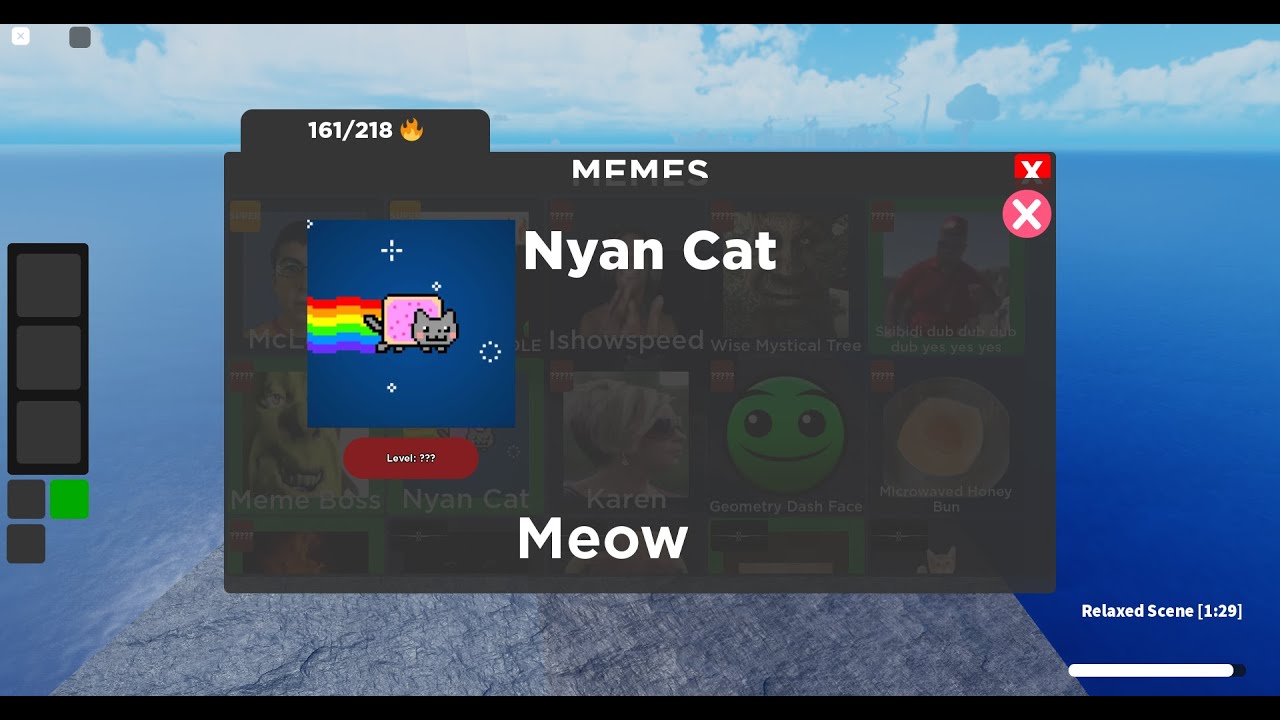 how to find Nyan cat in find the memes - YouTube