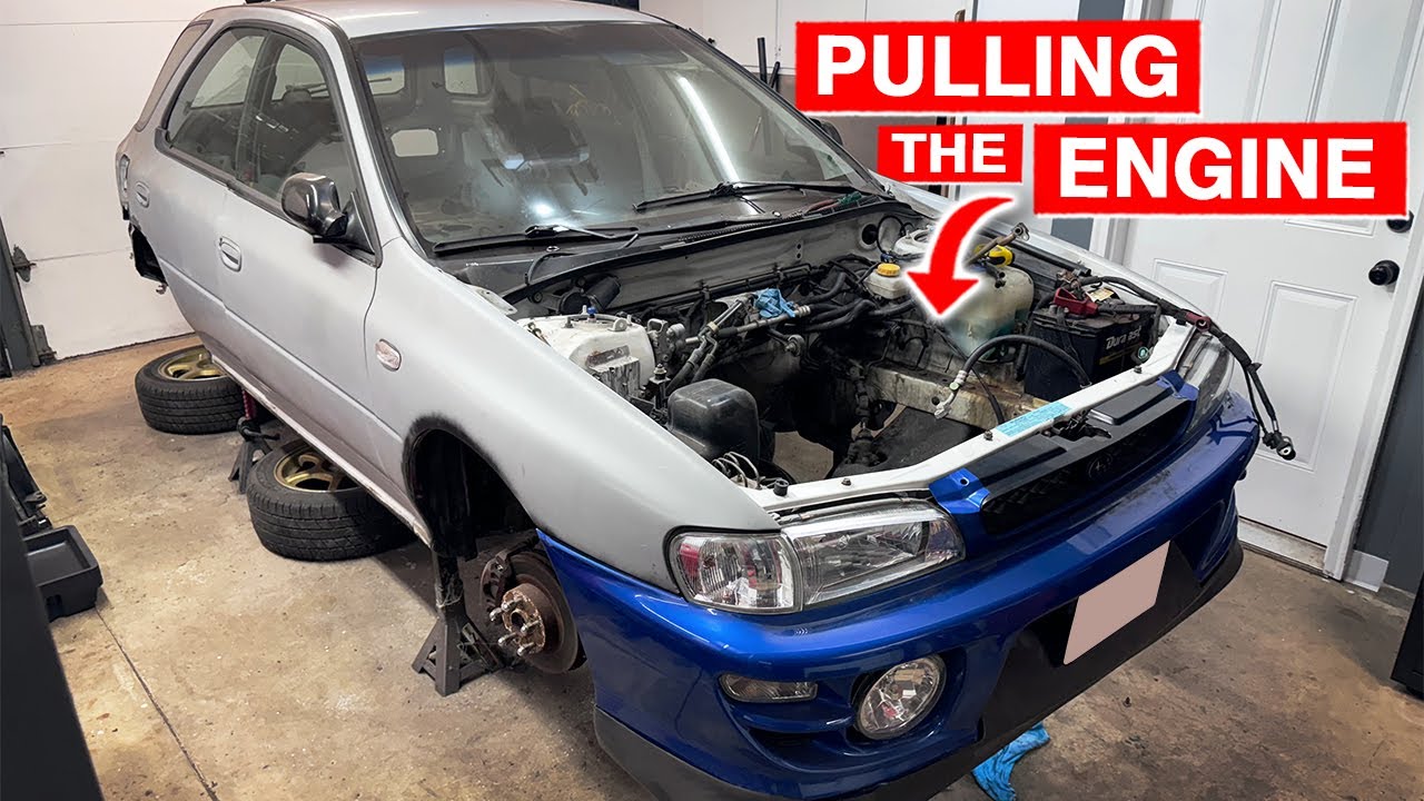 Making Room For The WRX Swap | Impreza GF8 Build Ep.12 - YouTube