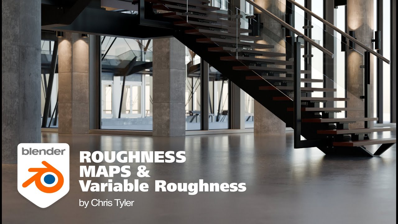 Variable Roughness, mixing with roughness map for more realism. - YouTube