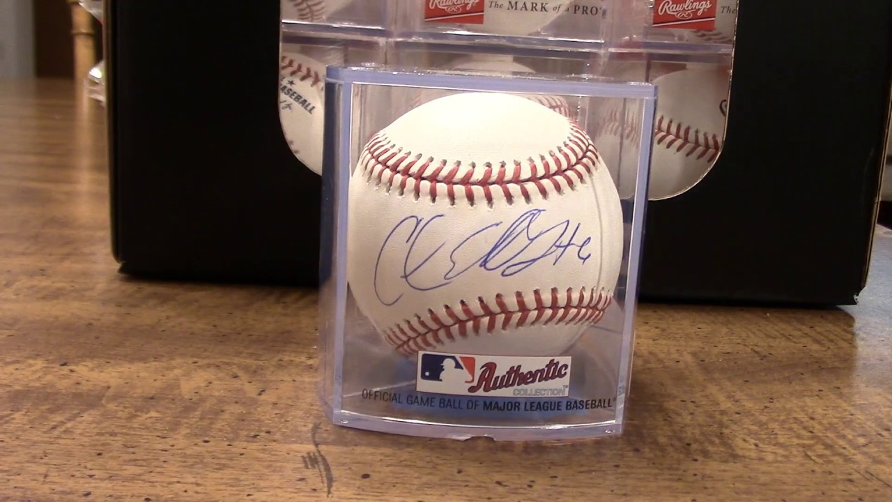 SHOWCASE - On Baseball Autos for Authentication - YouTube
