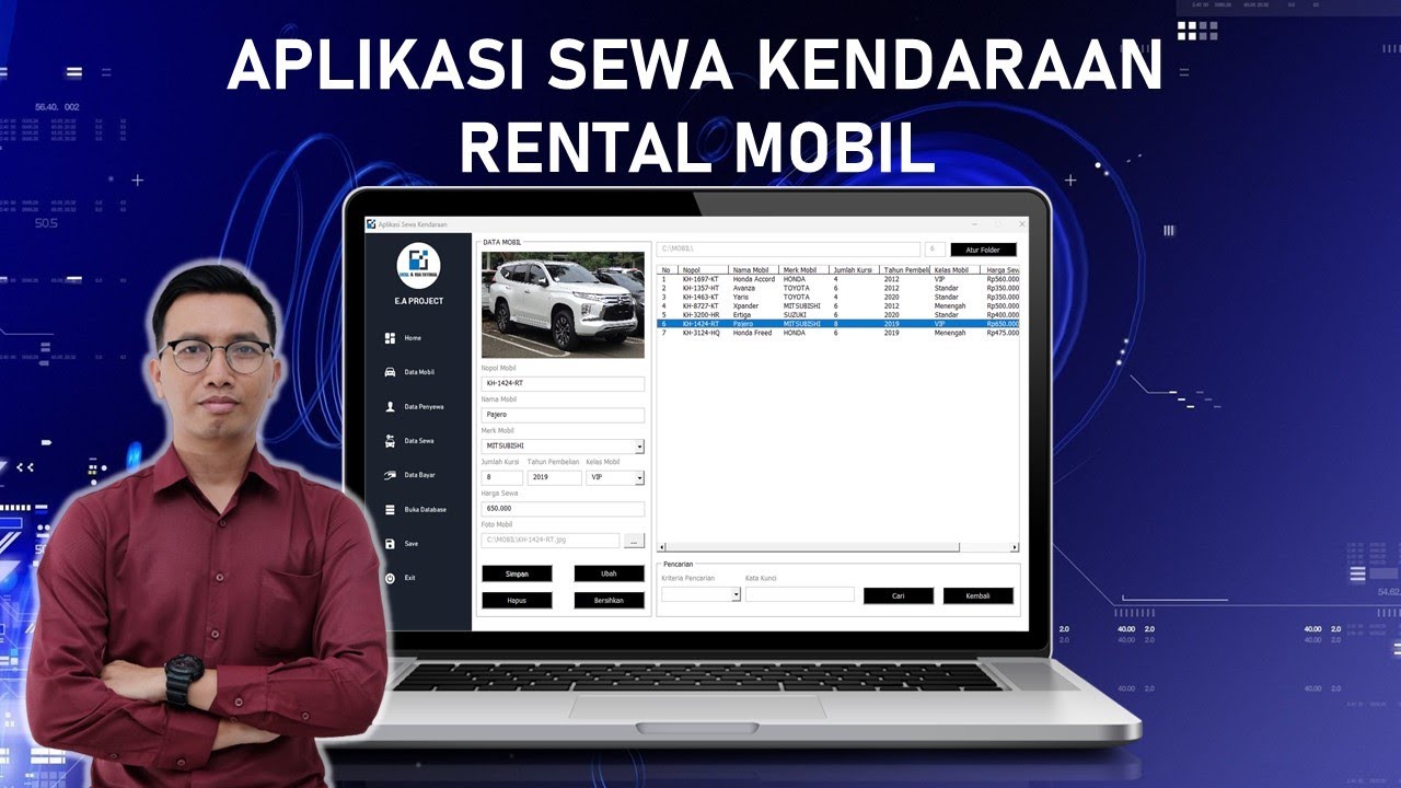 MEMBUAT APLIKASI SEWA KENDARAAN | RENTAL MOBIL | EXCEL VBA - YouTube