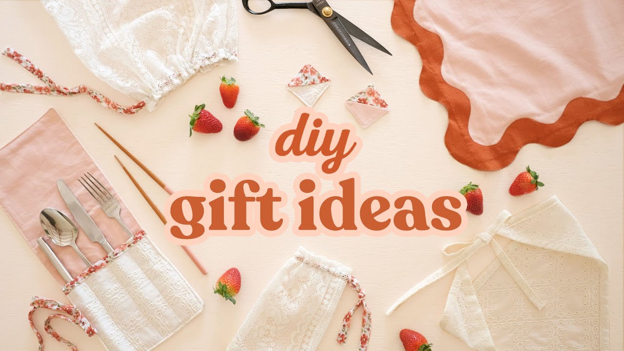 DIY Gift Ideas (That You Can Make in a Day!) | STEP-BY-STEP SEWING ...