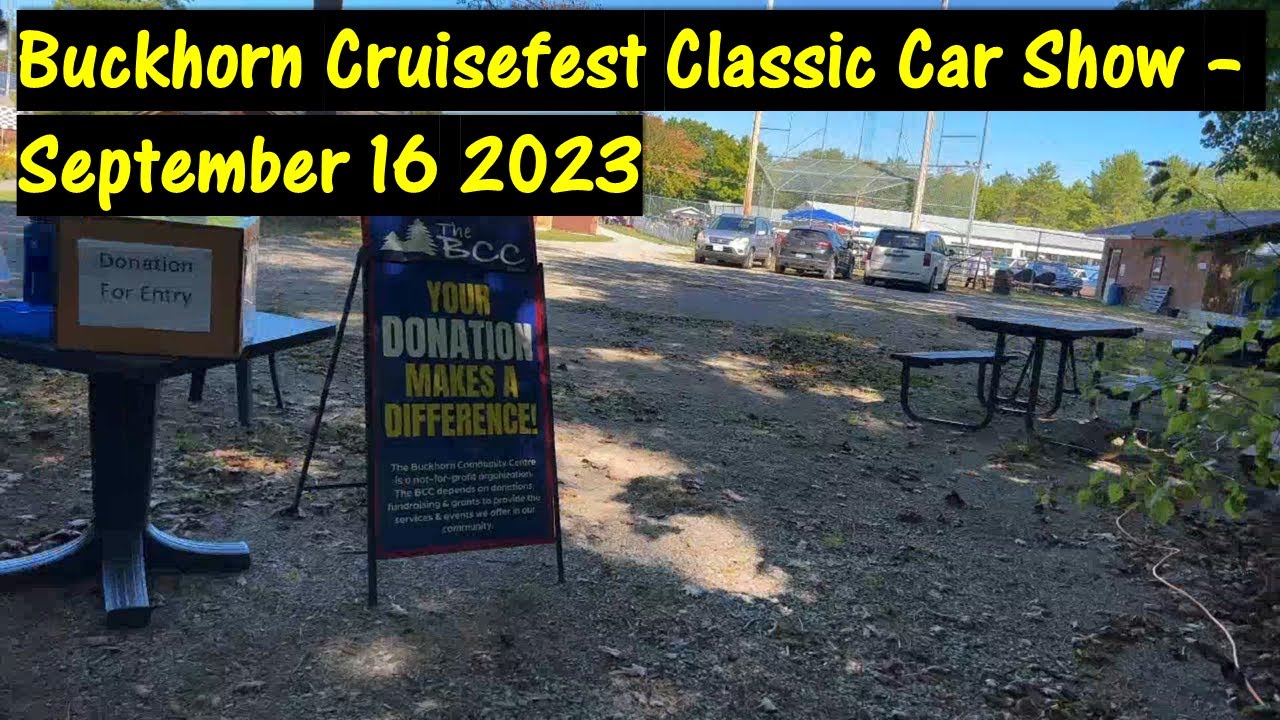 Buckhorn Cruisefest Classic Car Show September 16 2023 - YouTube