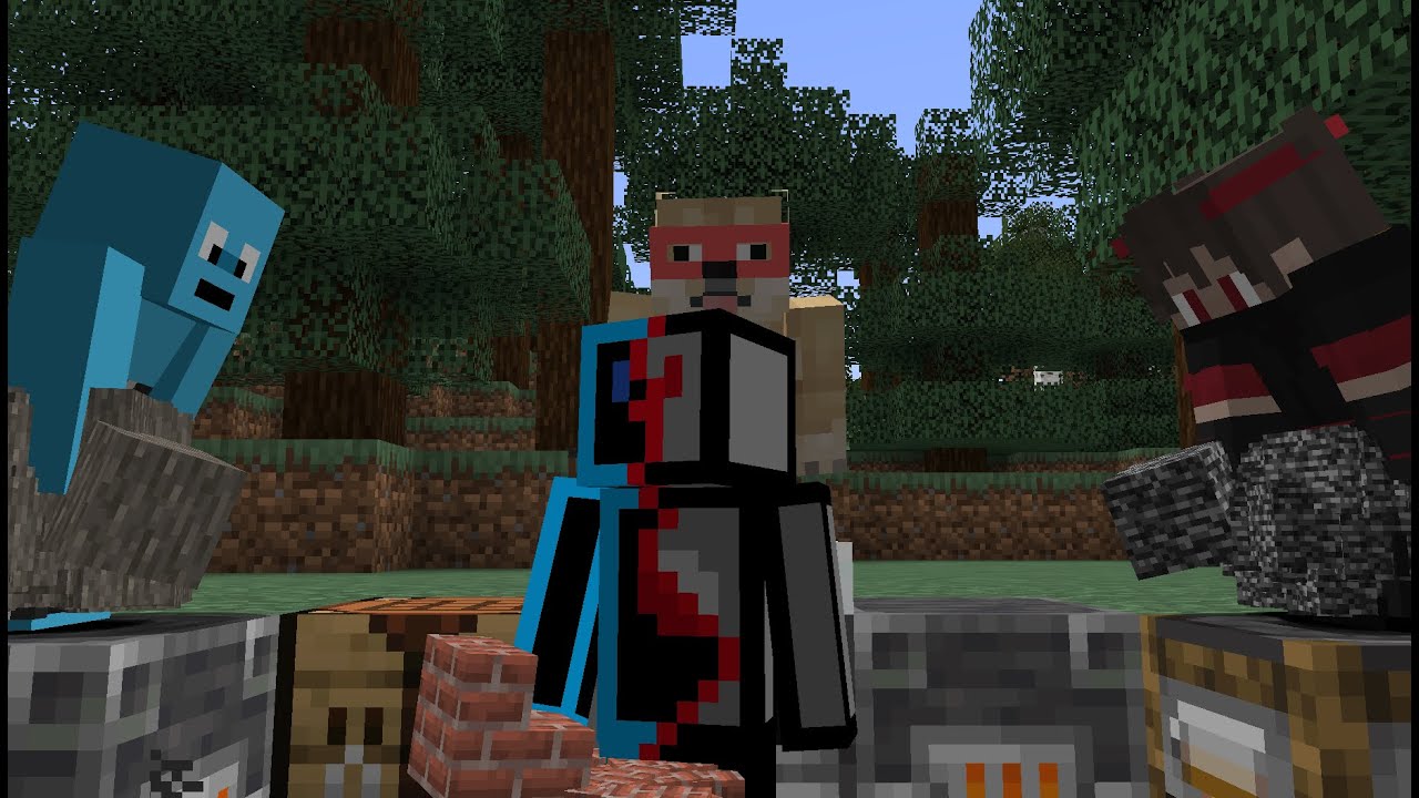 Minecraft RIC VS 3 Hunters UNRELEASED - YouTube