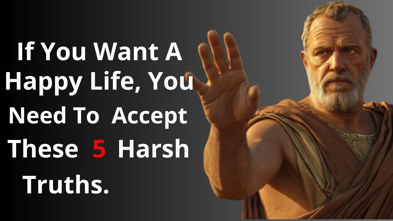 5 Harsh Truths You Need to Accept to Live a Happy Life | STOICISM ...