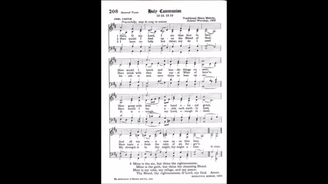 Here, O My Lord, I See Thee Face to Face (Peel Castle) - YouTube