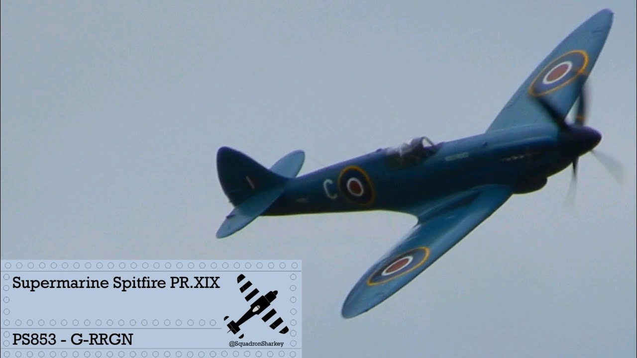 The Ultimate Spitfire! Rolls Royce Heritage Flight | PS853 - G-RRGN ...