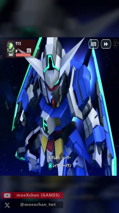 【Gジェネエターナル】ガンダムAGE-1 レイザー 戦闘アニメ (仮BGM) ｢君の中の英雄｣ #Gジェネエターナル - YouTube