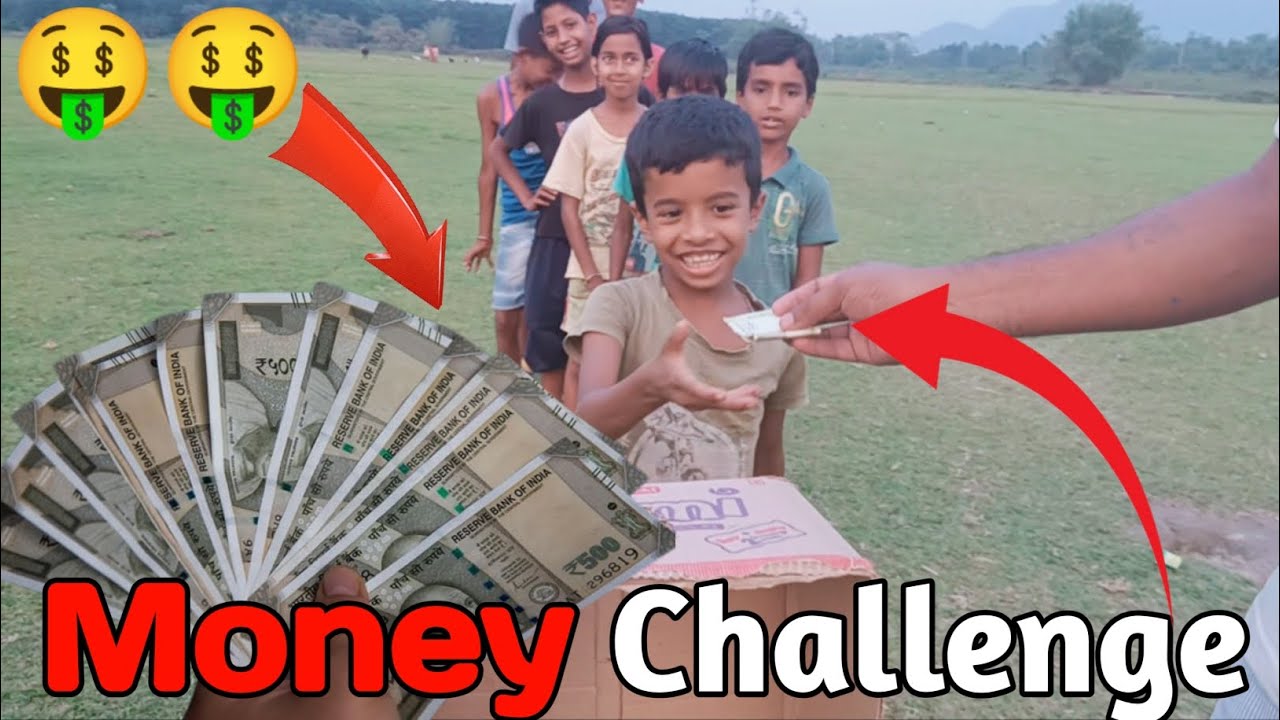 money challenge game by children ||dudes of Village - YouTube