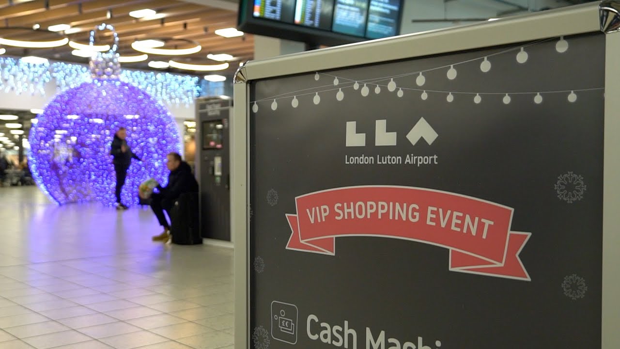 VIP Shopping Night at London Luton Airport - YouTube